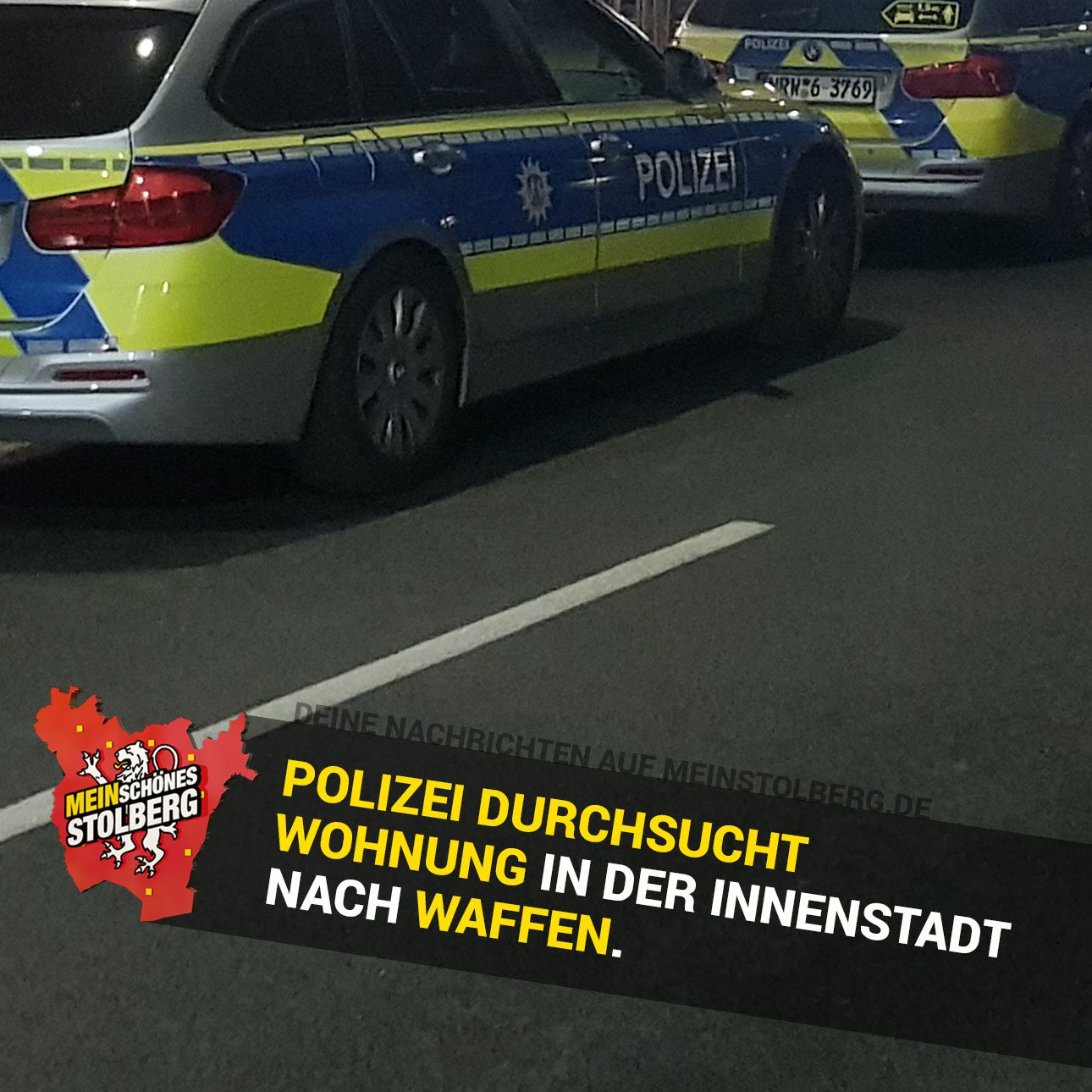 Innenstadt Polizei Durchsucht Wohnung Von Stolberger Nach Waffen