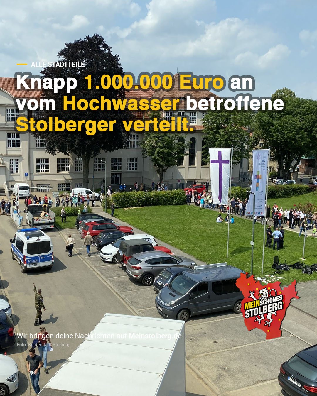 Stolberg: Knapp 1 Million Euro an vom Hochwasser betroffene Stolberger verteilt – Mein Stolberg