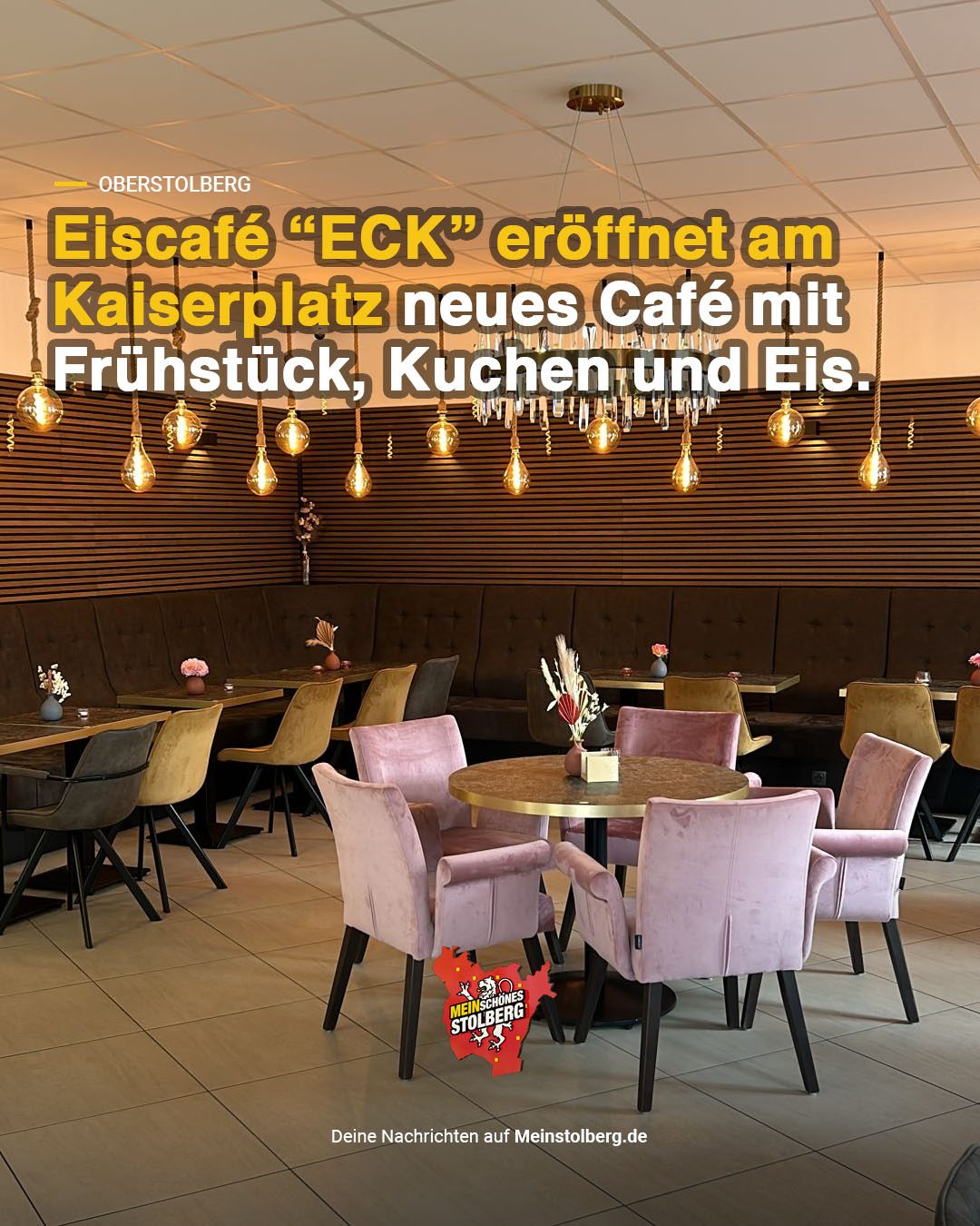 Oberstolberg: Eiscafé "ECK" eröffnet ab Mittwoch am Kaiserplatz – Mein ...