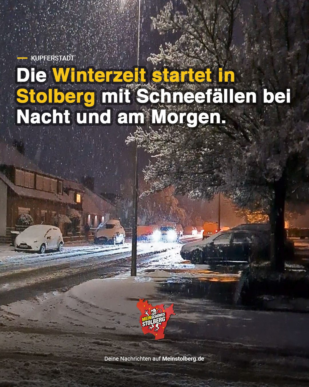 Stolberg: Winterzeit in Stolberg startet mit Schneefällen bei Nacht und ...