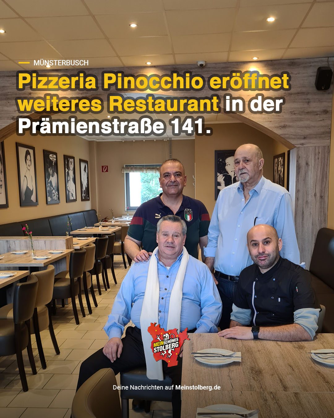 Münsterbusch: Pizzeria Pinocchio eröffnet neues Restaurant in der ...