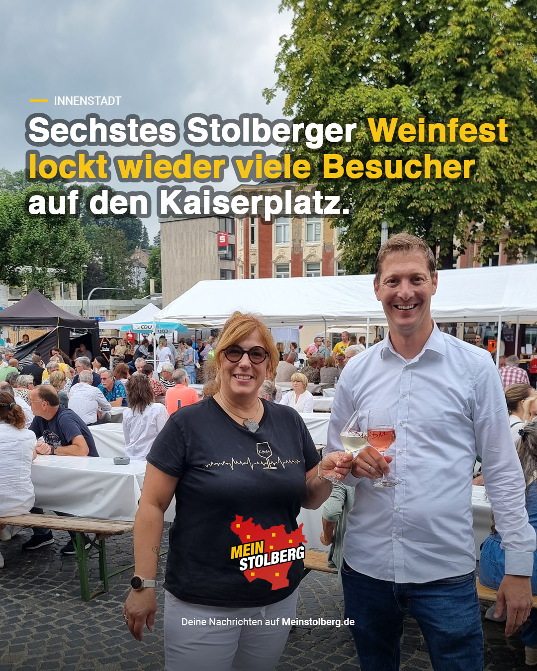 Innenstadt: 6. Stolberger Weinfest lockt wieder viele Besucher auf den ...