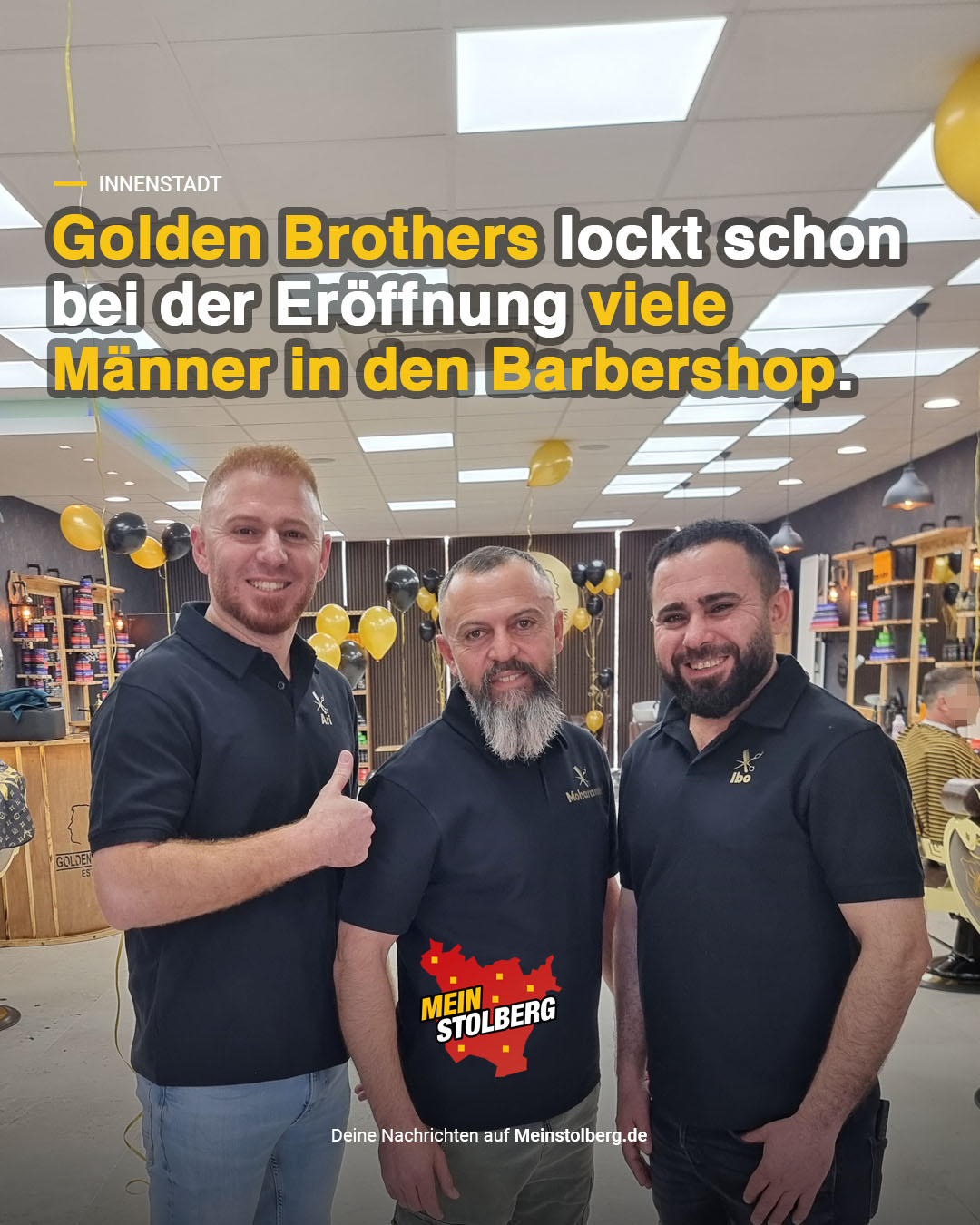 Innenstadt: Golden Brothers lockt schon bei der Eröffnung viele Männer ...