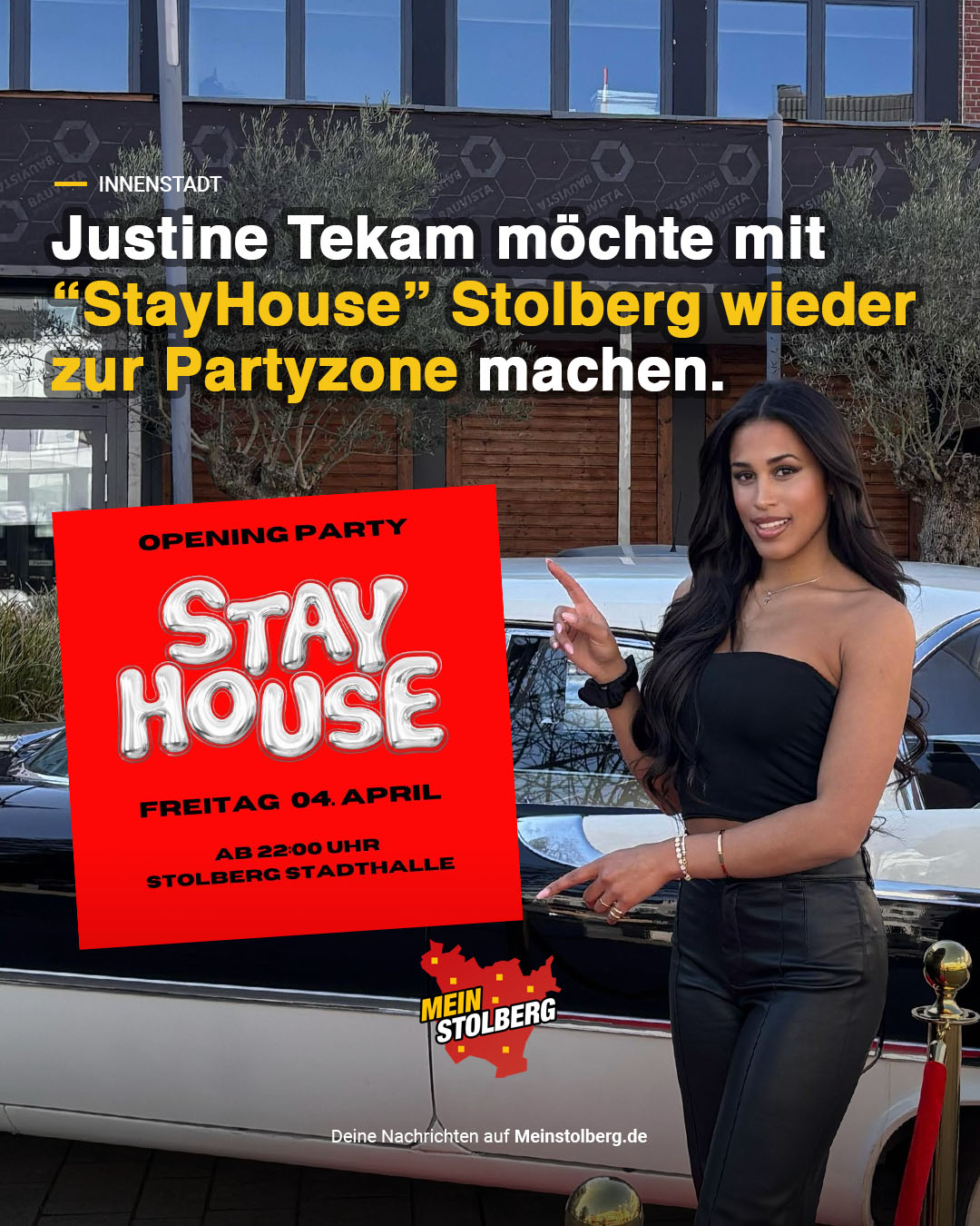 Innenstadt: Justine Tekam möchte mit "StayHouse" Stolberg wieder zur Partyzone machen – Mein ...